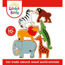 Lanka Kade world animals playset - 6 pieces – Little Acorns