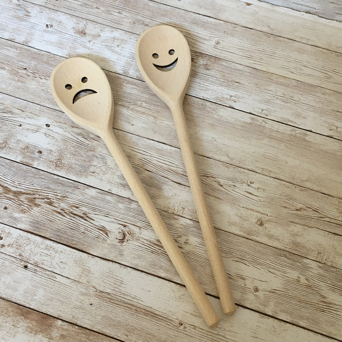 Sad face wooden spoon – Little Acorns